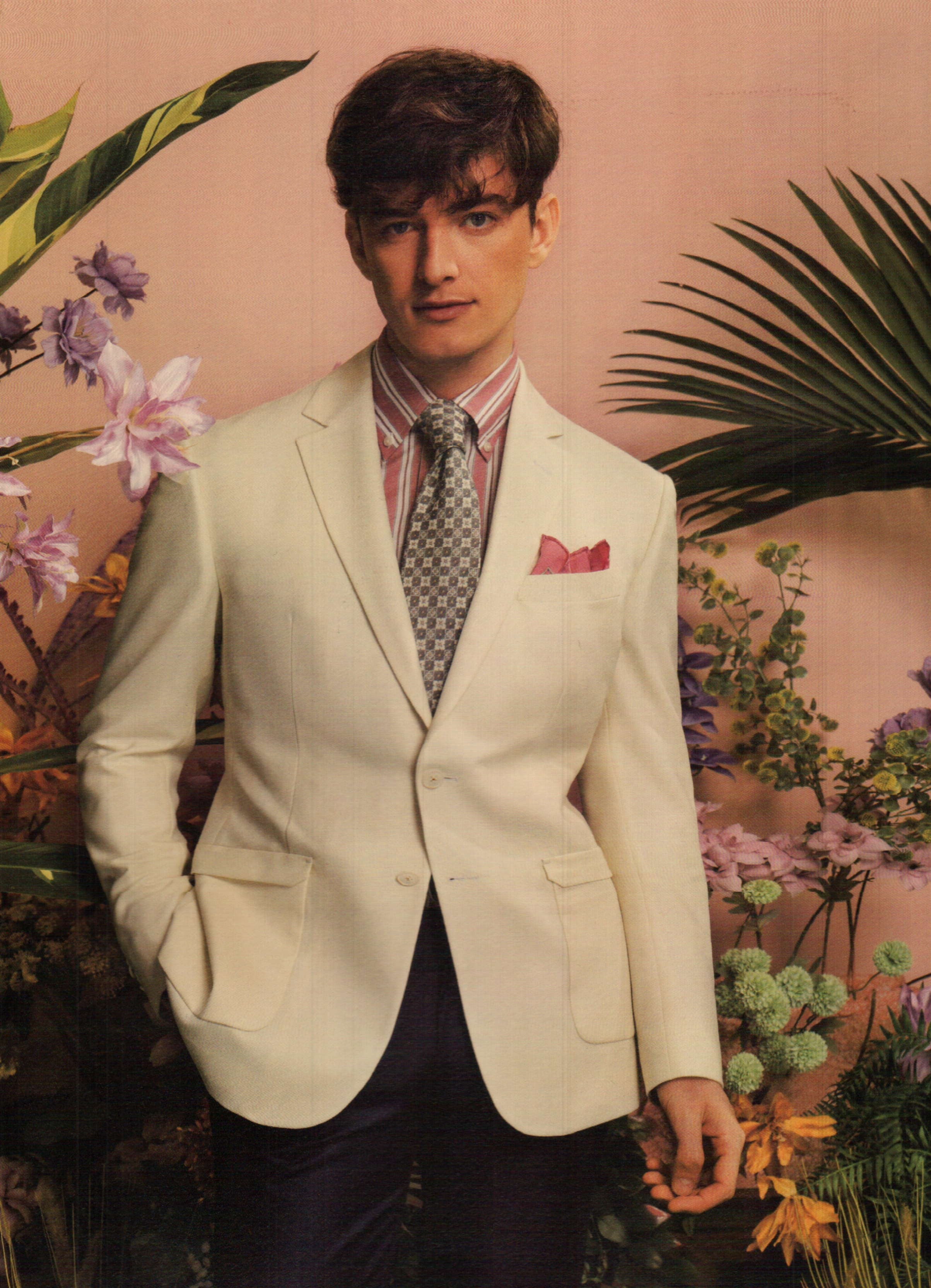 Classic Cream Sports Jacket – Custom Men